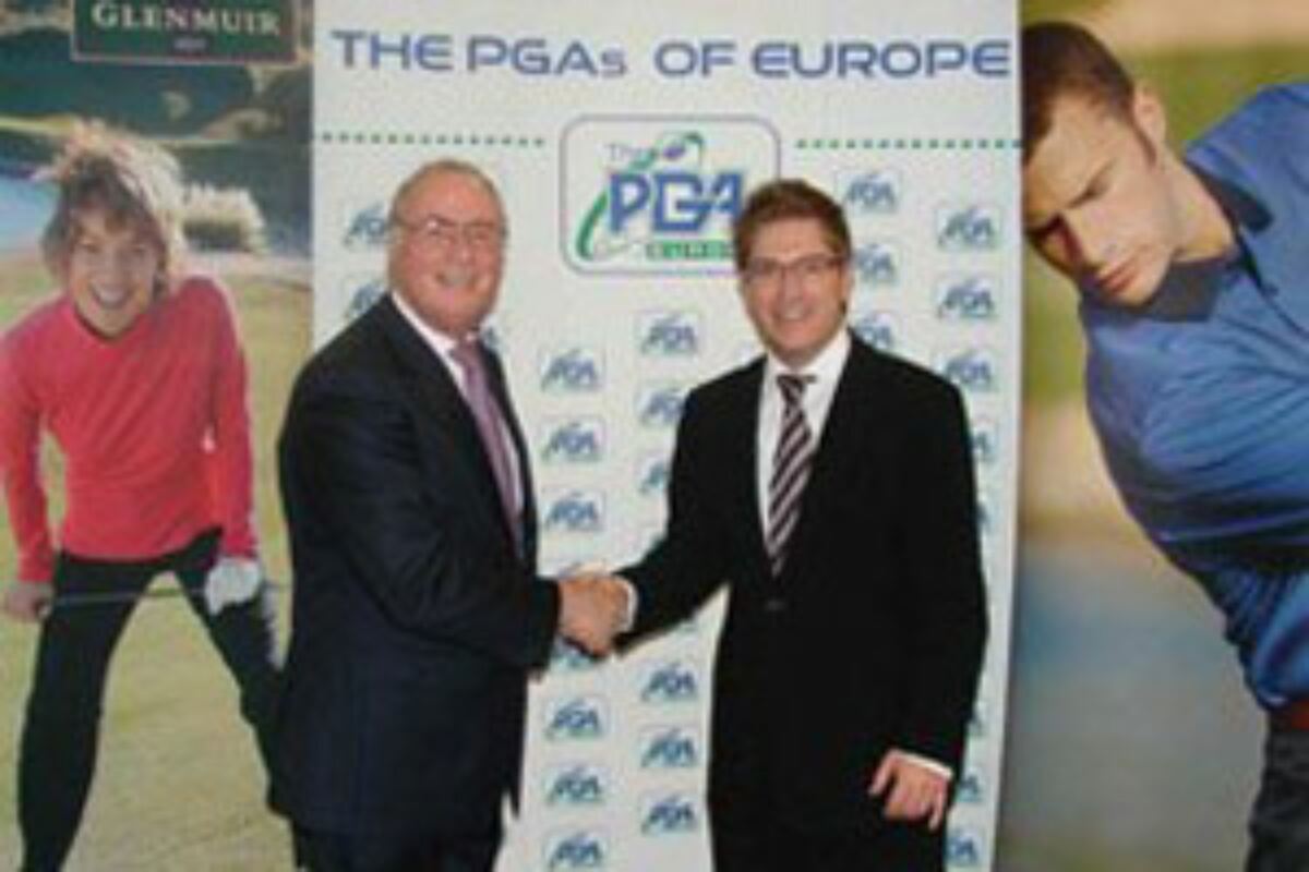 Glenmuir extends PGAs of Europe sponsorship - Golf Clothing Journal