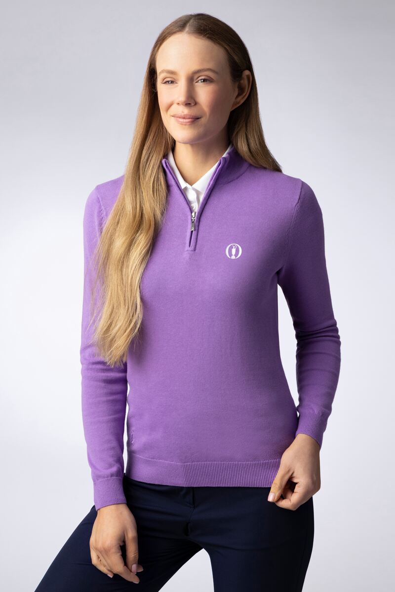 Ladies Cotton Ava The Open Golf Sweater