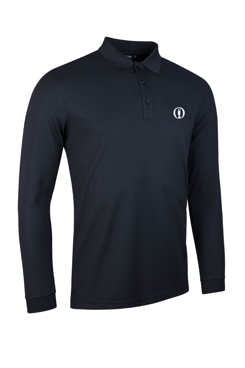 Mens Long Sleeve Max The Open Golf Shirt