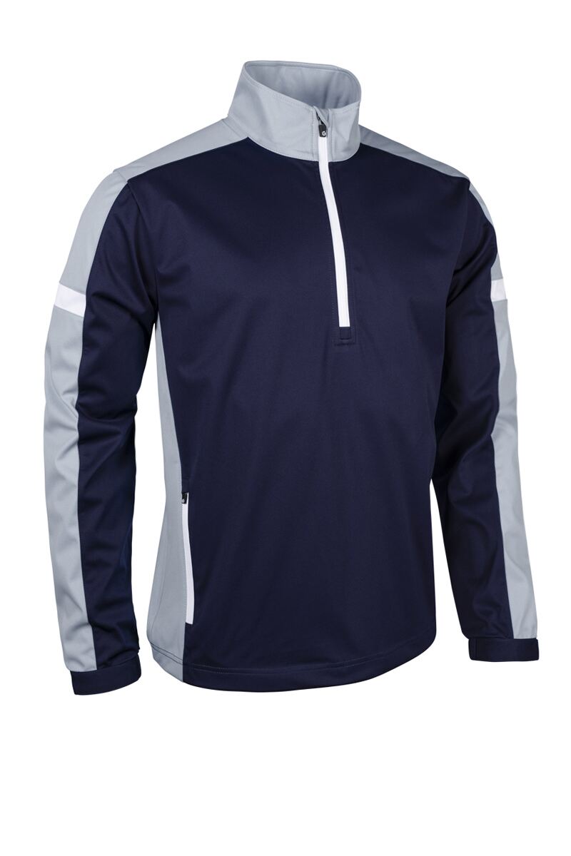 Mens Contrast Panelled Golf Windshirt