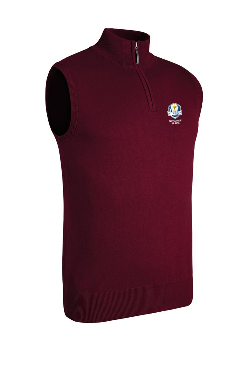 Mens Zip Stanley Ryder Cup Golf Slipover