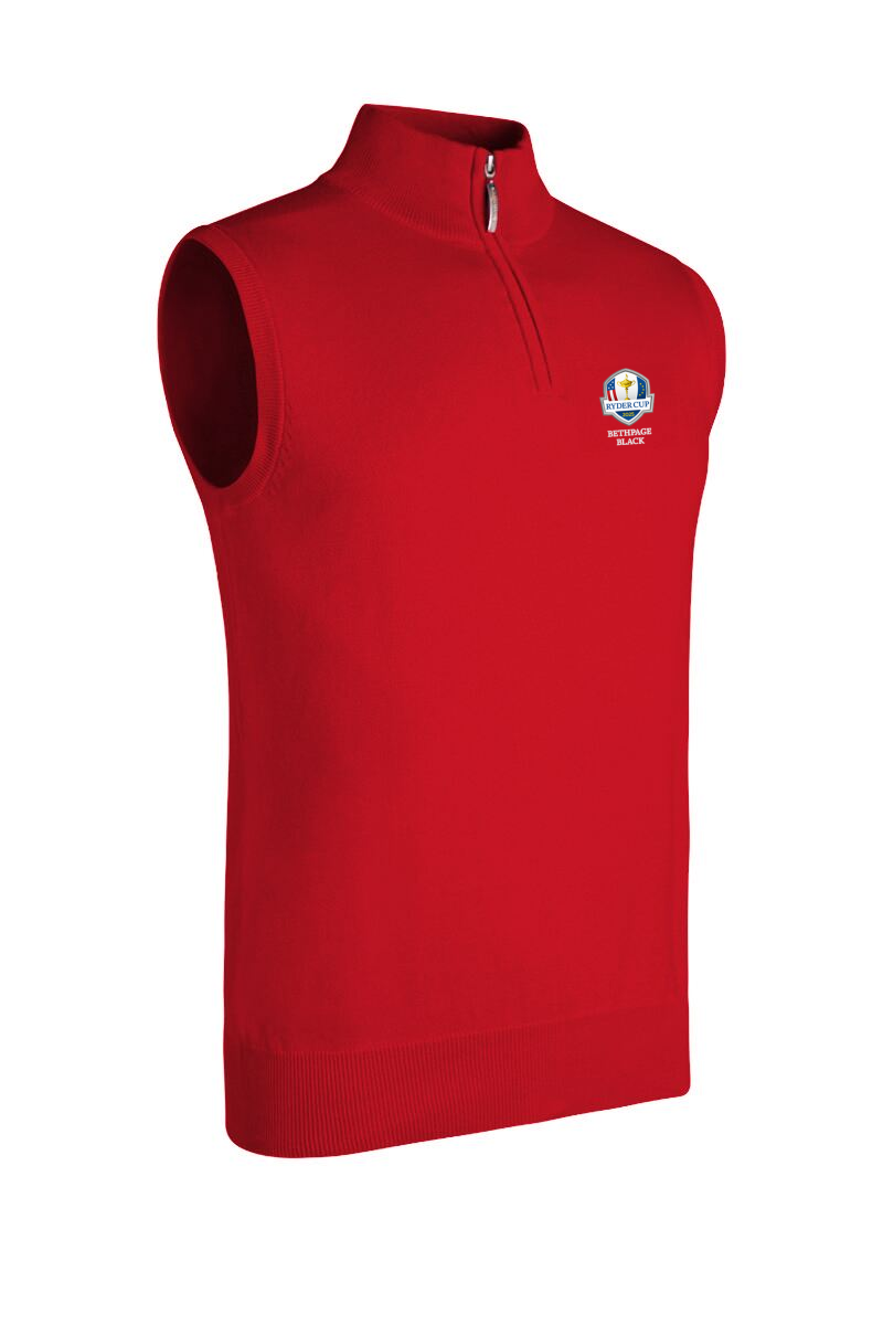Mens Zip Stanley Ryder Cup Golf Slipover