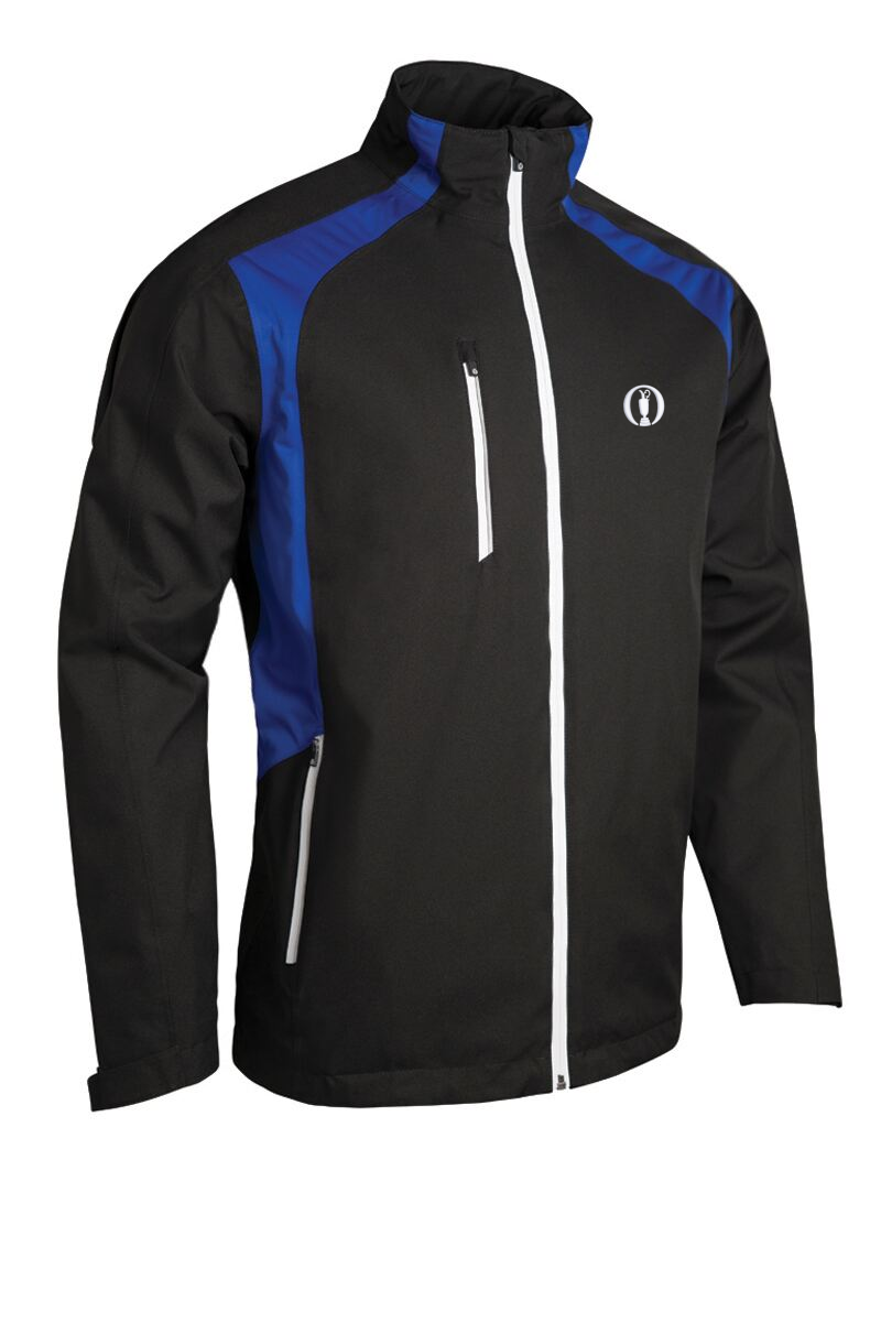 The Open Mens Panelled Waterproof Golf Jacket