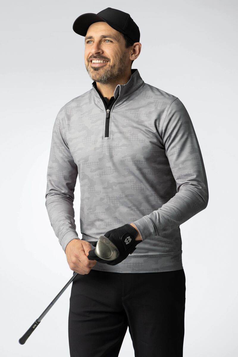 Mens Zip Performance Wick Golf Midlayer Sale
