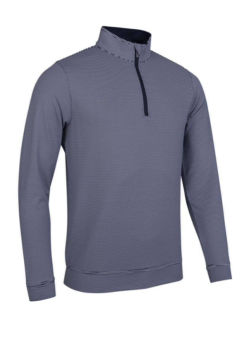 Mens Zip Performance Wick Golf Midlayer