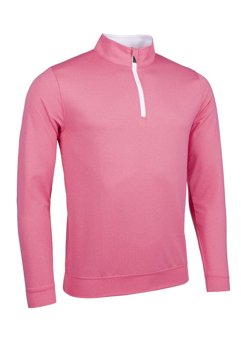 Mens Zip Performance Wick Golf Midlayer