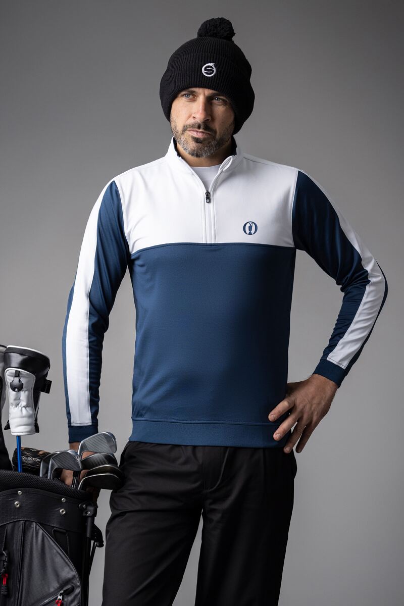 Official The Open Mens Zip Thermal Golf Midlayer