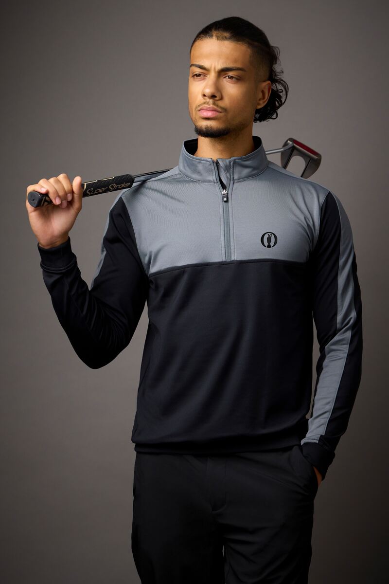 Official The Open Mens Zip Thermal Golf Midlayer