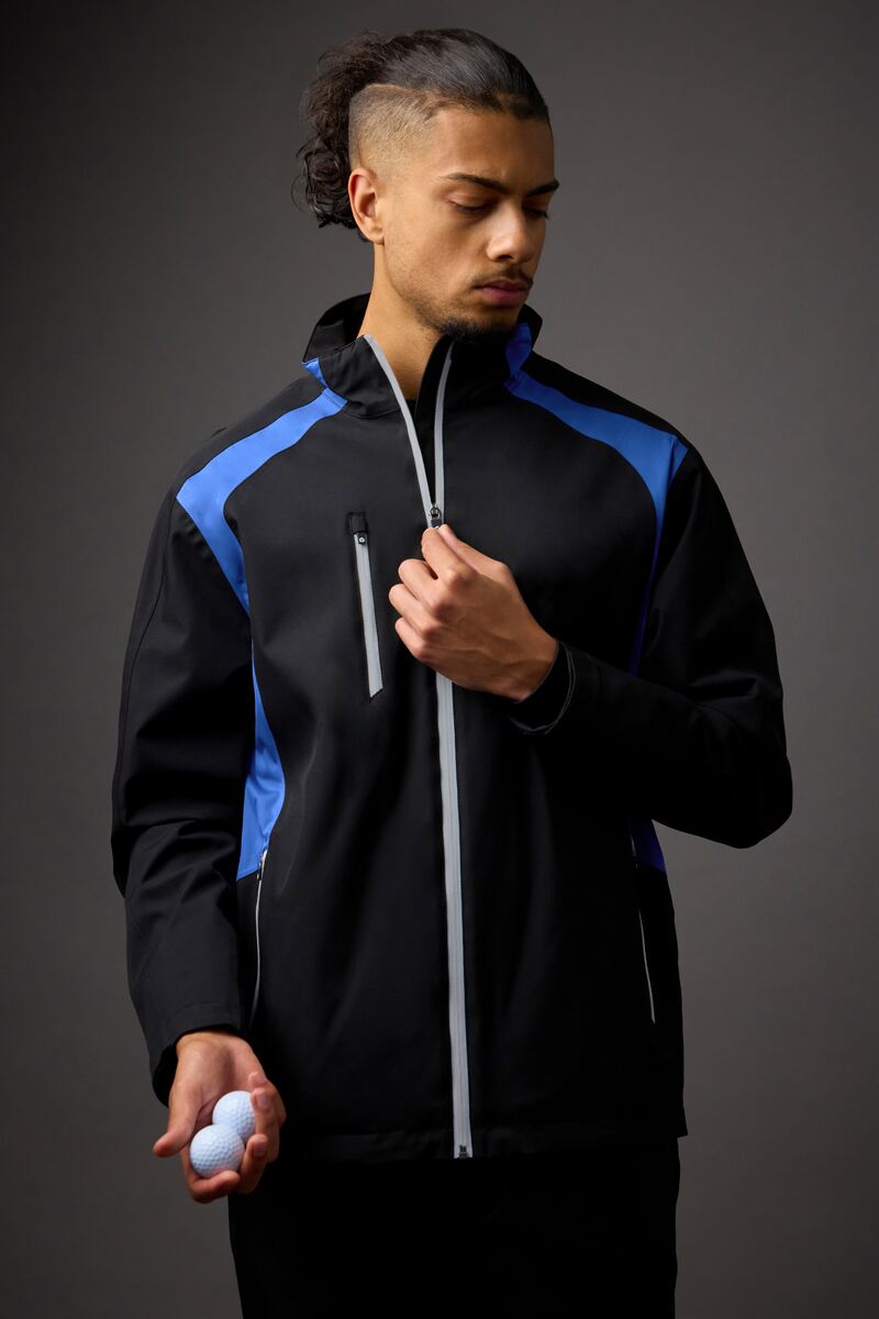 Mens Valberg Panelled Rain Golf Jacket