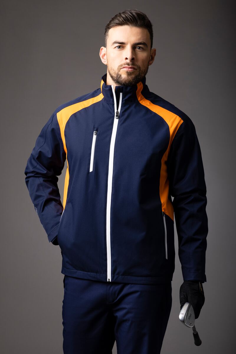 Mens Valberg Panelled Rain Golf Jacket