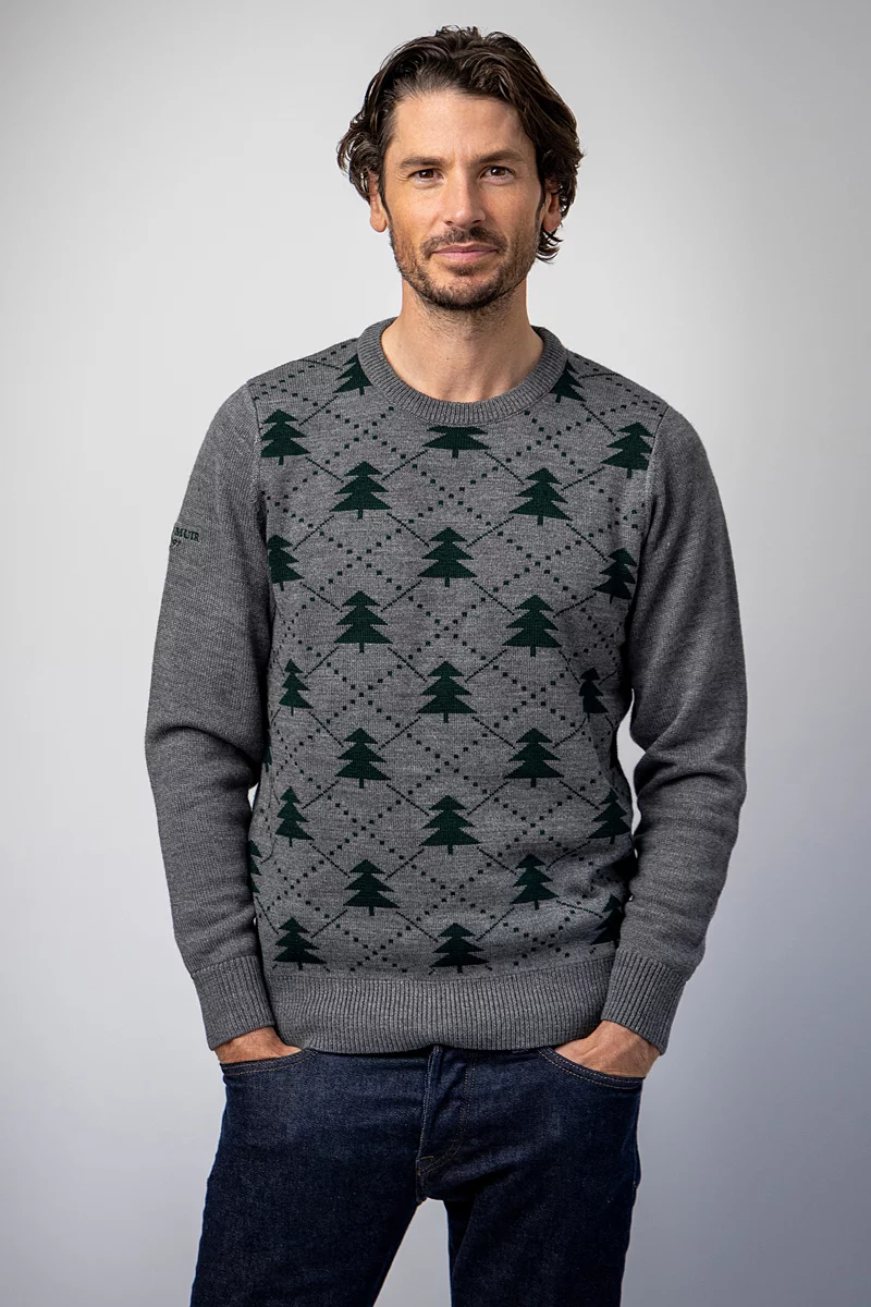 YULE - Merino Christmas Golf Sweater